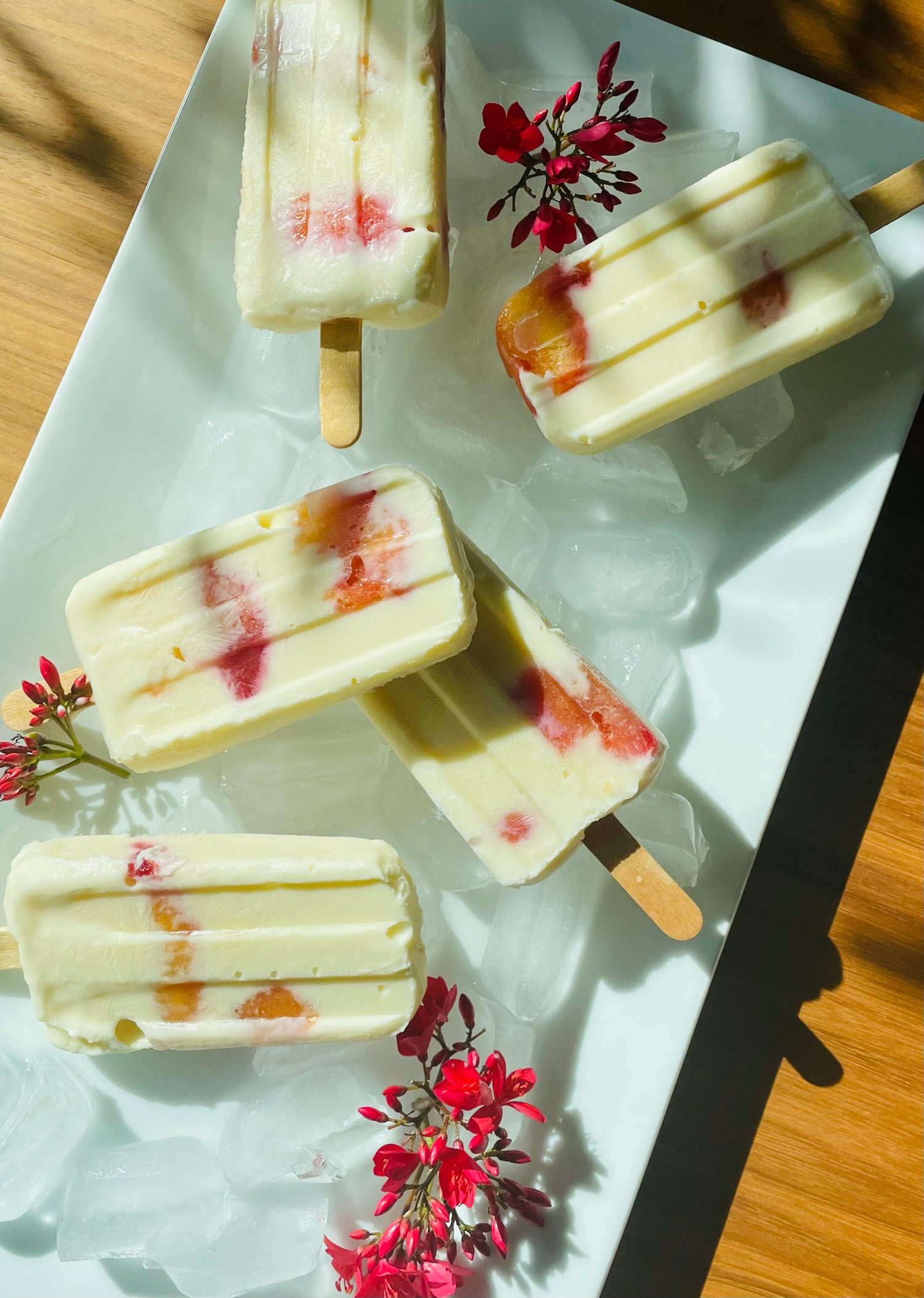 Peach & Honey Popsicles – North Port Apiary